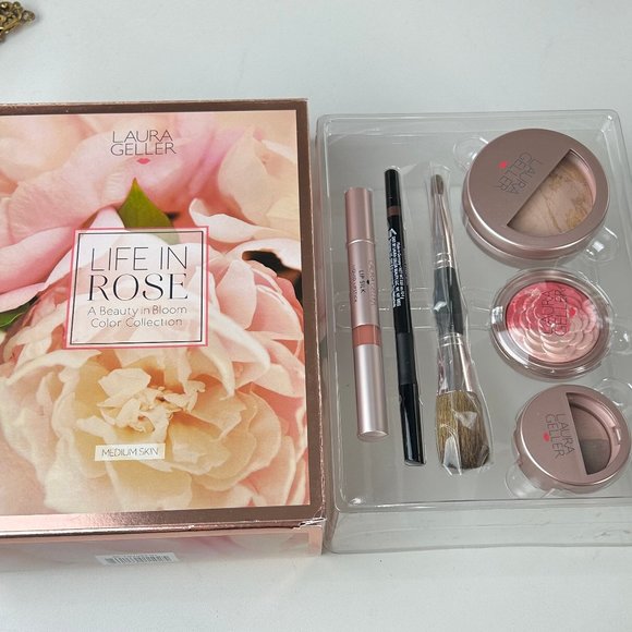 Laura Geller | Makeup | New Laura Geller Life In Rose Makeup Set For ...